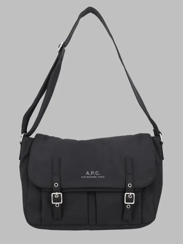 A.p.c. Messenger Bag - Black