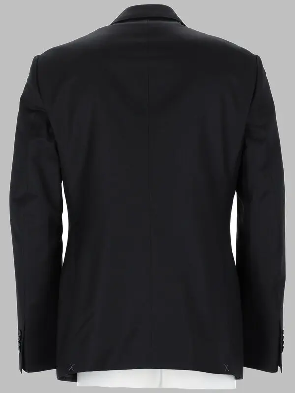 Giorgio Armani Wool And Cashmere Blazer - Black