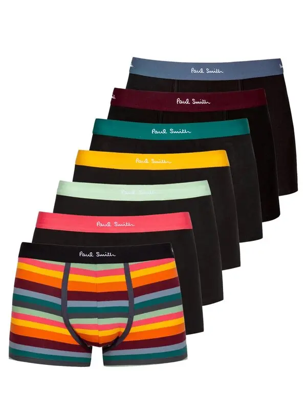 Paul Smith Confezione Da Sette Boxer - Black