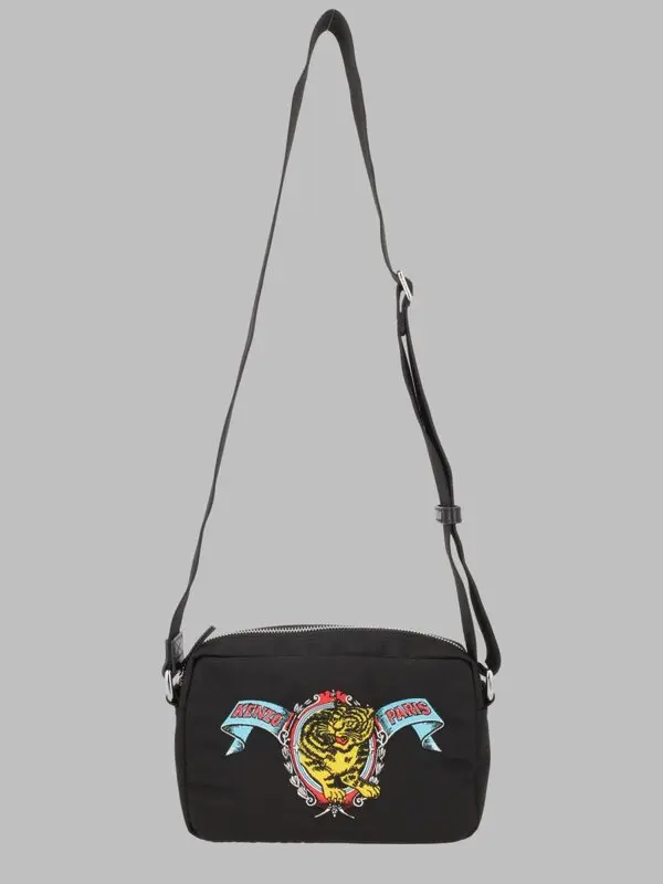 Kenzo Polyester Camera Bag With Printed Tiger Motif