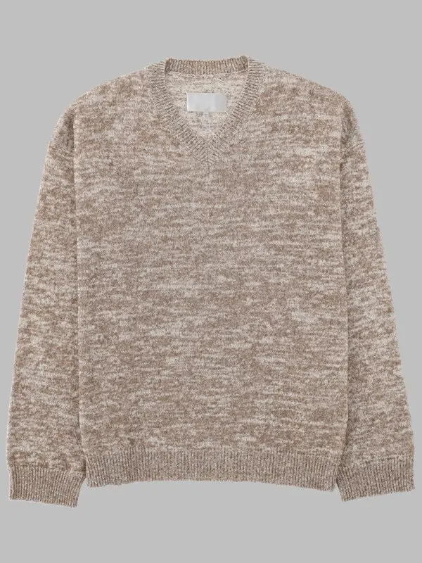MAISON MARGIELA V-neck Sweater - Cream