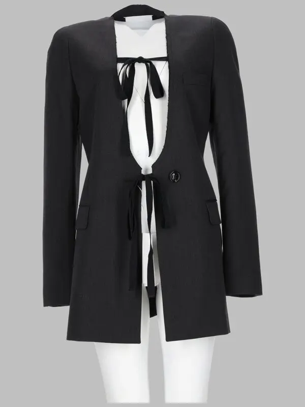 MAISON MARGIELA Wool Blazer - Black