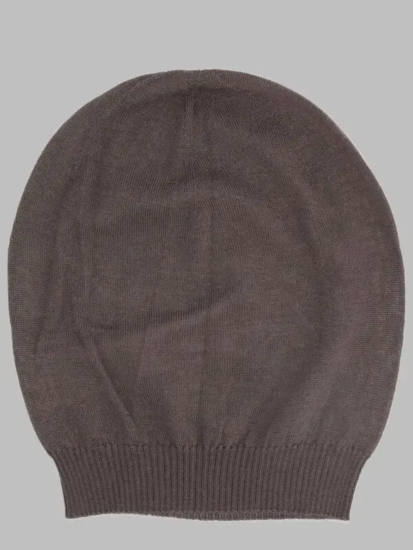 Rick Owens Knit Beanie - Brown