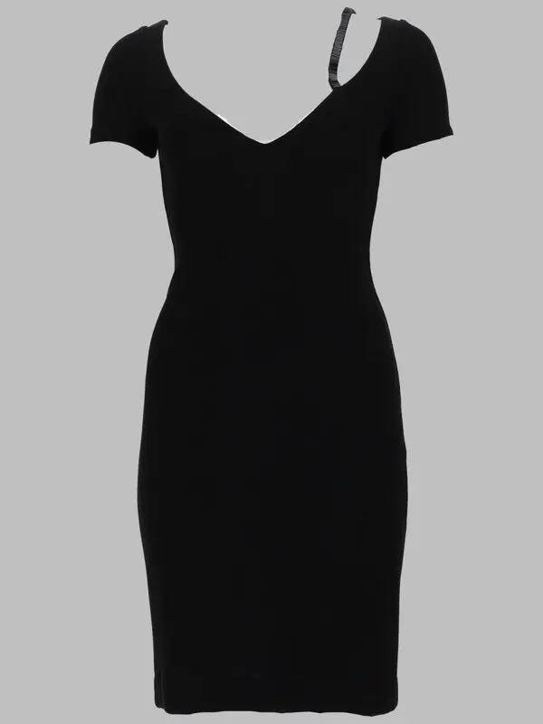 Dsquared2 Midi Dress In Viscose - Black
