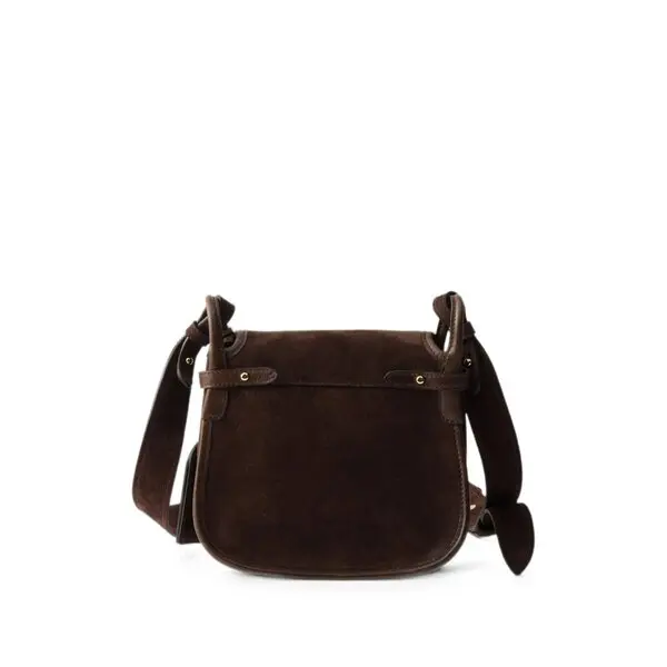 Prada Suede Corsaire Bag - Brown