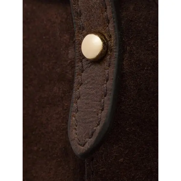Prada Suede Corsaire Bag - Brown