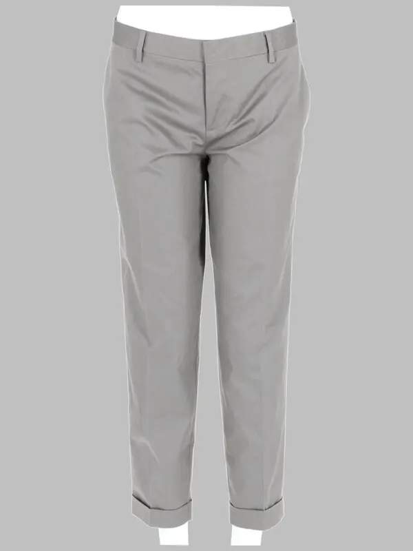 Dsquared2 Cotton Blend Trousers - Gray