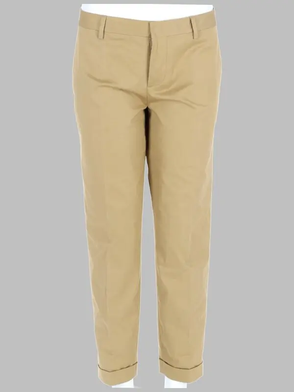 Dsquared2 Pantalone In Cotone - Cream