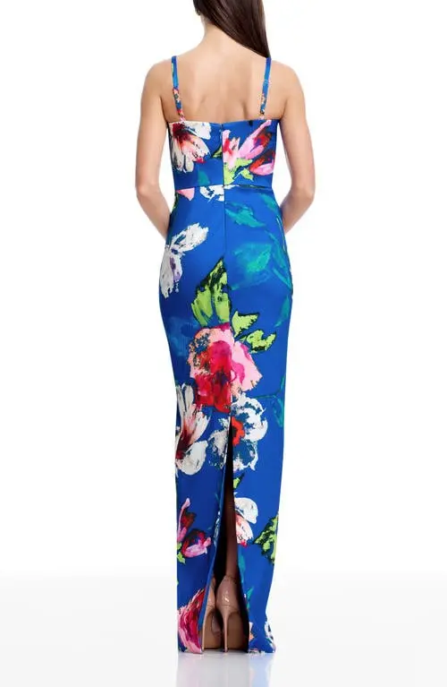 Dress The Population Elijah Floral Sheath Gown
