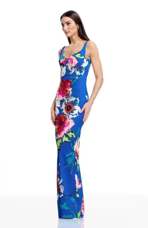 Dress The Population Elijah Floral Sheath Gown