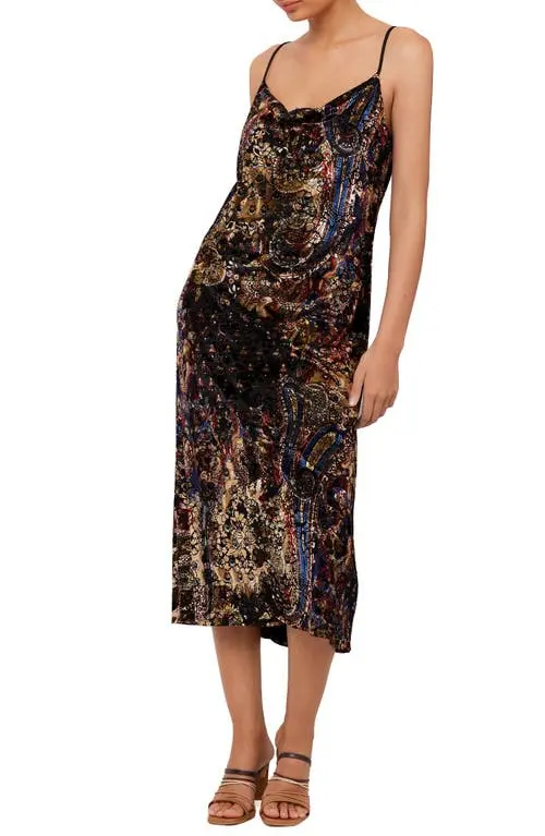 Fifteen Twenty Krissa Drape Front Midi Dress