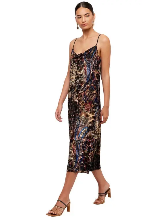 Fifteen Twenty Krissa Drape Front Midi Dress