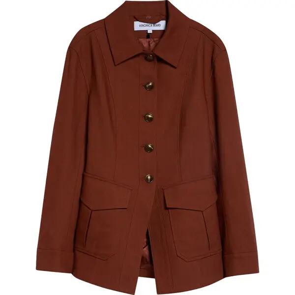 Veronica Beard Laramie Dickey Jacket - Rust
