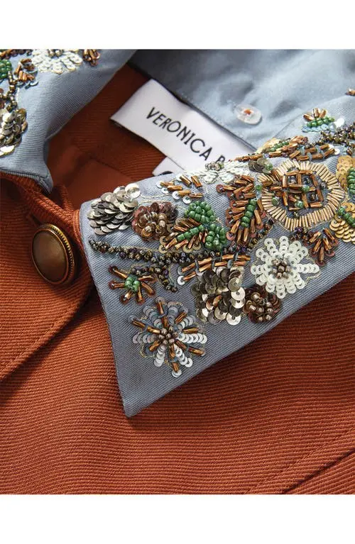 Veronica Beard Laramie Removable Collar Dickey Jacket