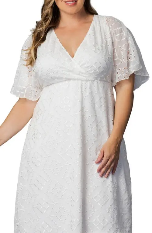 KIYONNA Heavenly Eyelet Cocktail Dress