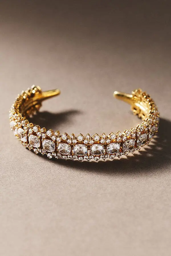 Nadri Avalanche Cuff Bracelet - Gold