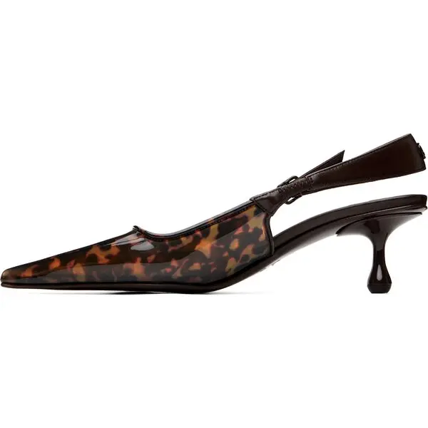 JIMMY CHOO Amel 50 Tortoiseshell High Heels