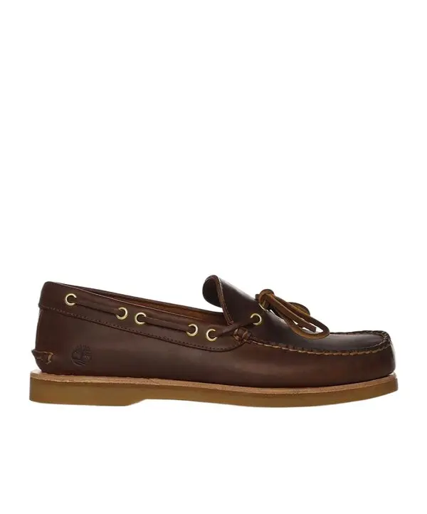 Timberland Leather Boat Loafers - Brown