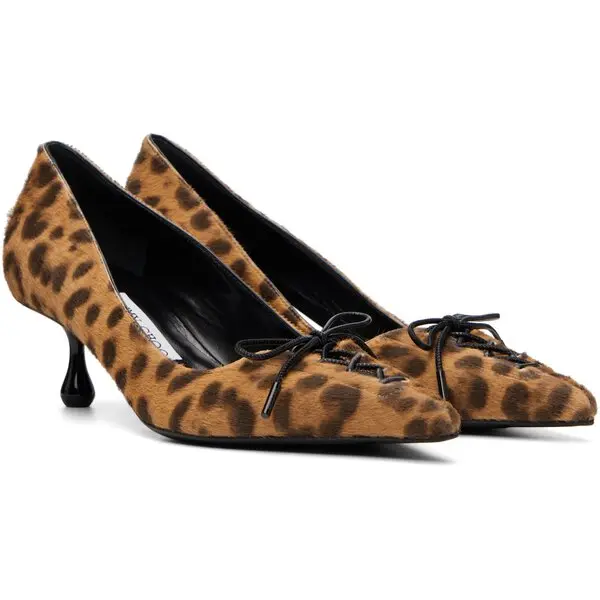 JIMMY CHOO Scarlett 50 Kitten Heel Pumps - Natural