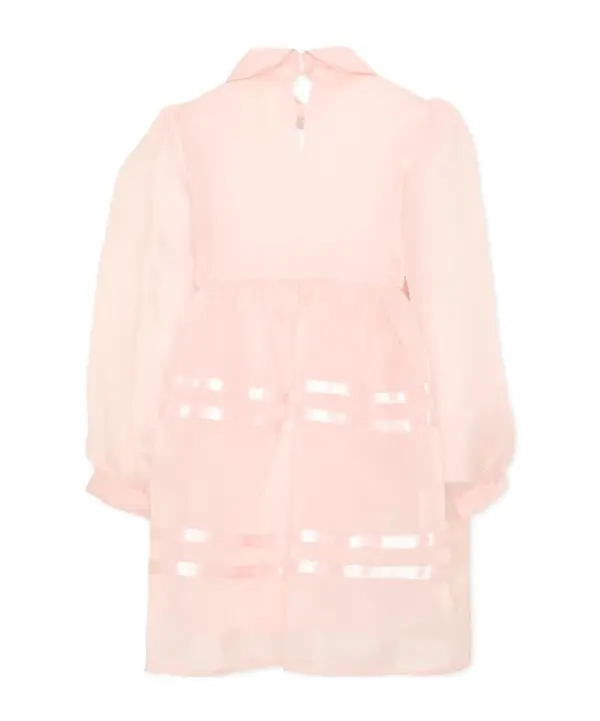 SIMONETTA Organza Collared Dress