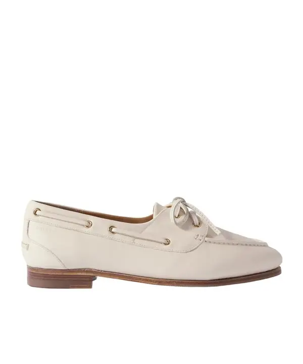 Bally Pathy Leather Boat Shoes