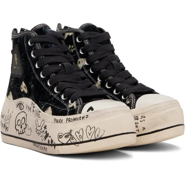 R13 Kurt High-top Sneakers