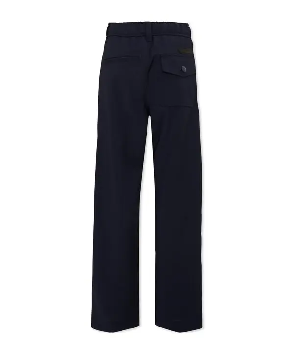 LANVIN Drawstring Pressed-crease Trousers