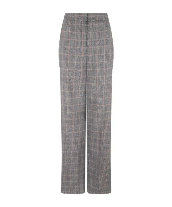 Stella McCartney Checked Casual Trousers - Grey