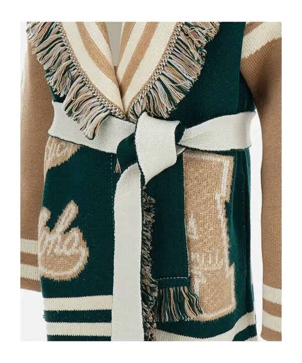 Alanui Preppy-style Patterned Sweater