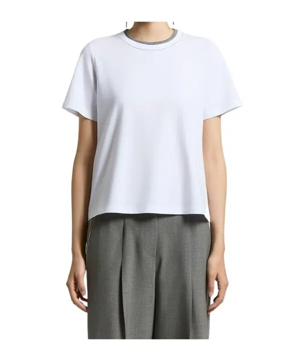 Peserico Contrast Trim T-shirt - No