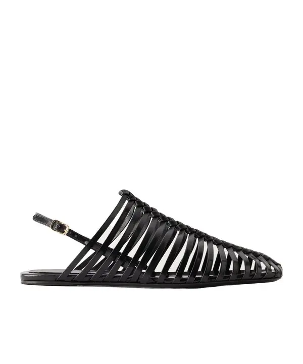 Dries Van Noten Braided Leather Sandals