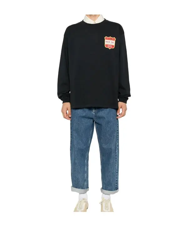 Rhude Logo Printed Crewneck Sweatshirt