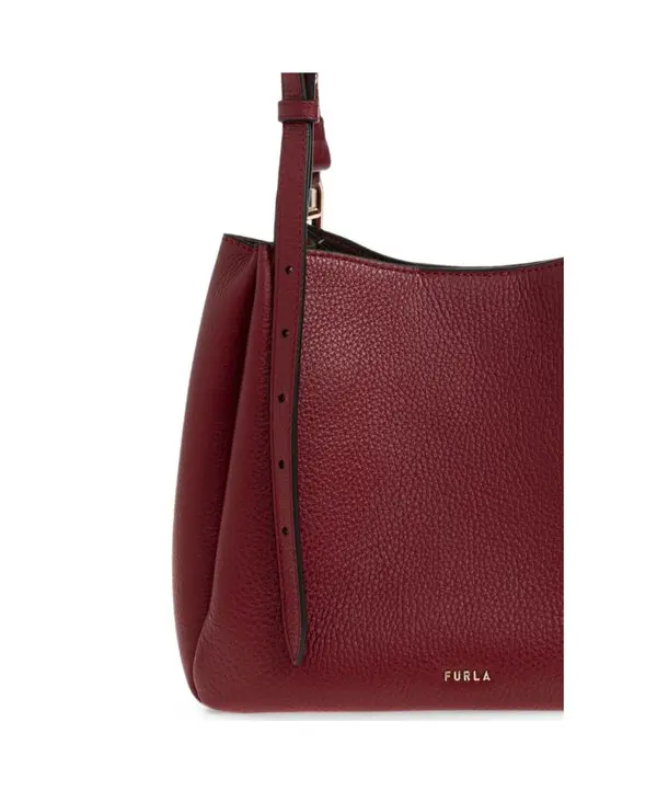 Furla Grained Leather Shoulder Bag