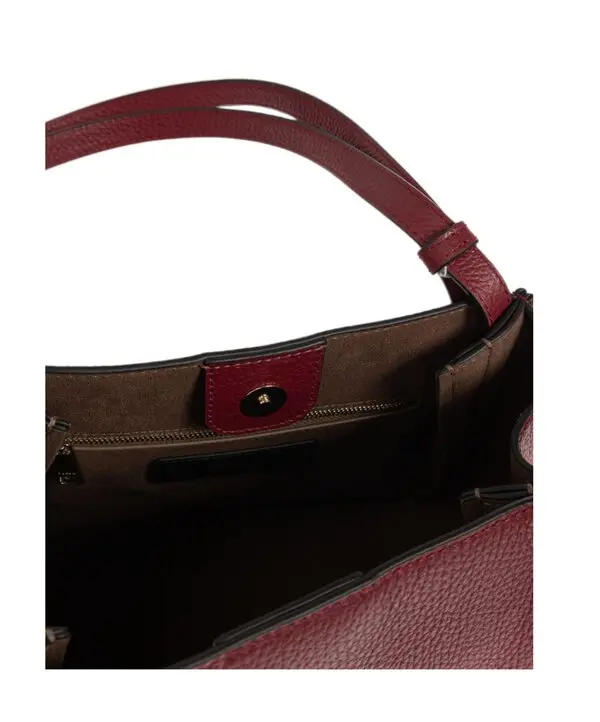 Furla Grained Leather Shoulder Bag
