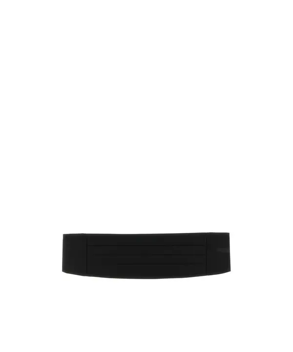 Pal Zileri Pleated Tuxedo Belt - Black