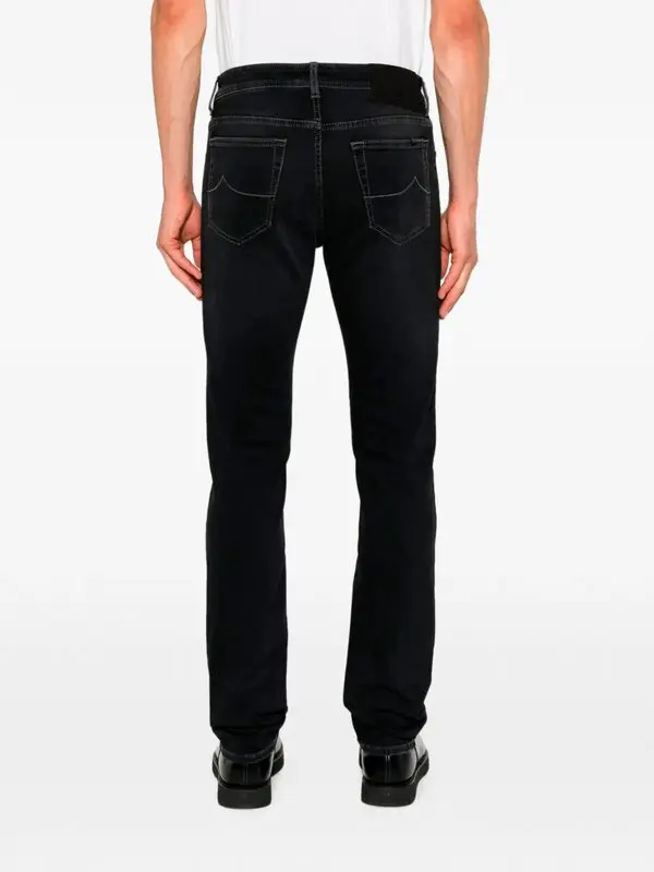 Jacob Cohen Logo-patch Slim-fit Jeans