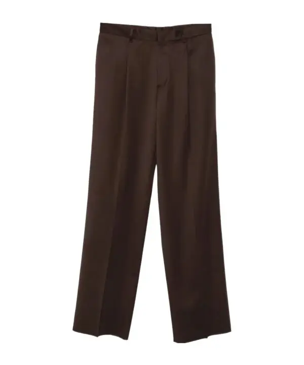 LARDINI Pleated Straight-leg Trousers