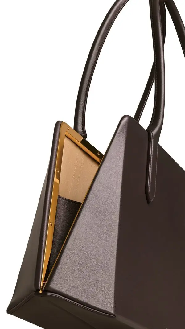 Alaïa Prisme Leather Shoulder Bag
