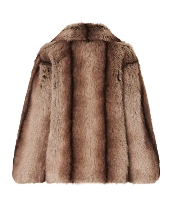 Pinko Fur-look Caban