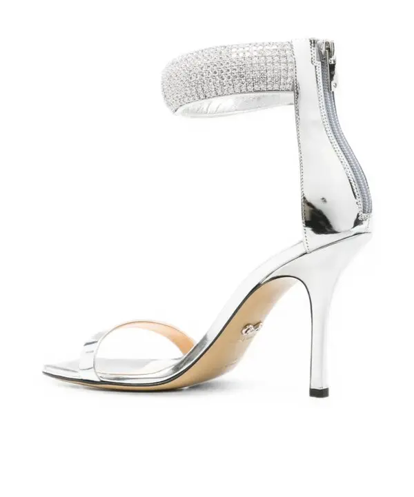 MACHMACH Round-toe High-heeled Sandals