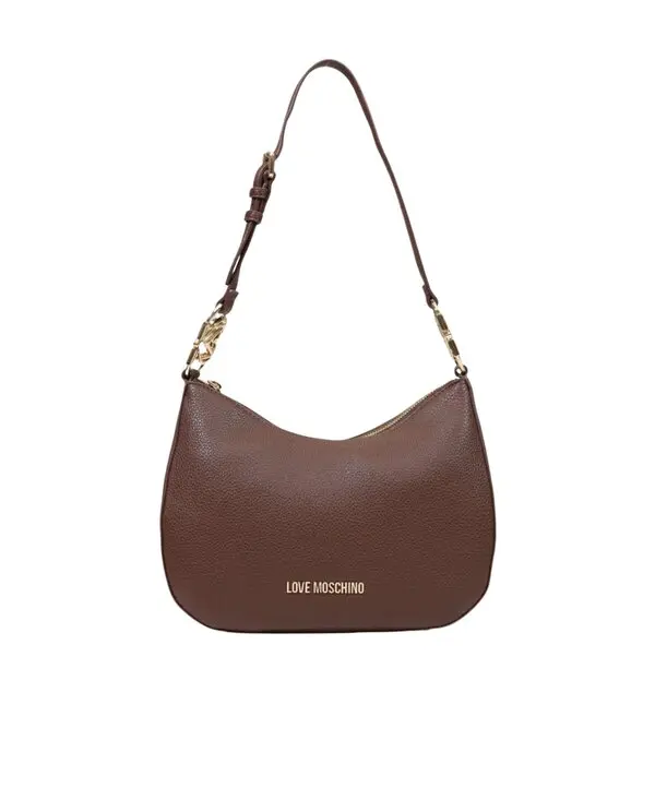 Moschino Zippered Shoulder Bag - Brown