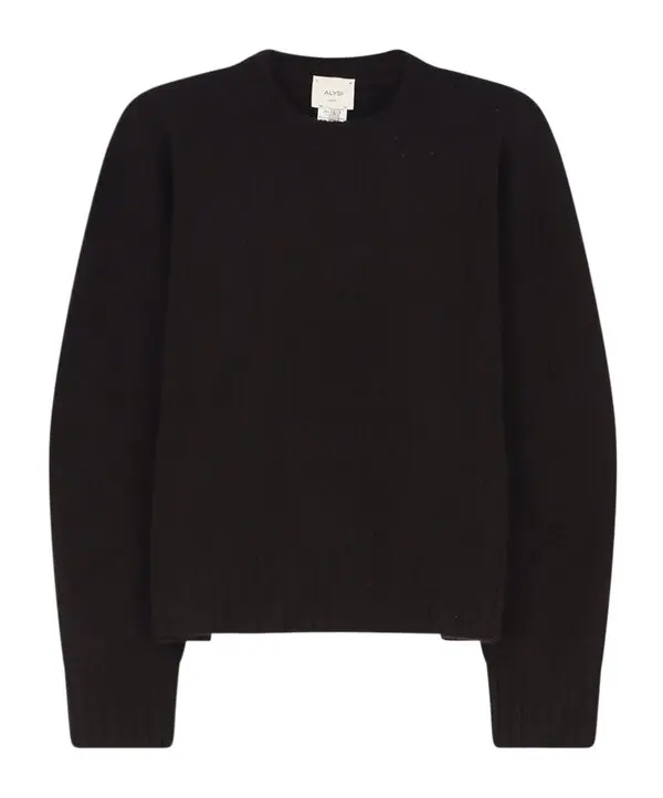 ALYSI Long-sleeved Sweater - Black