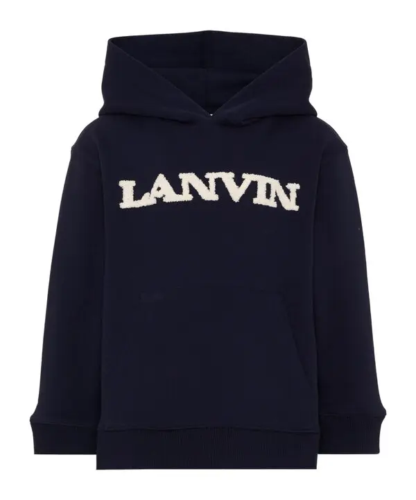 LANVIN Logo-embroidered Hoodie