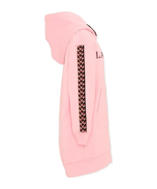 LANVIN Logo-embroidered Hooded Dress