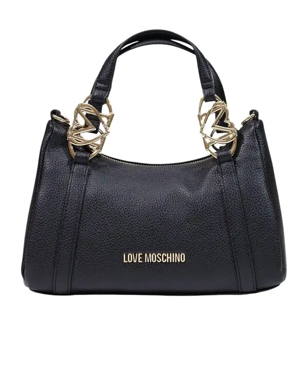 Moschino Dual-handle Shoulder Bag - Black