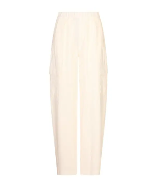 Fabiana Filippi Elastic Waist Casual Pants - White