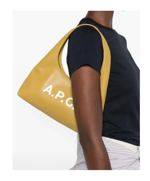 A.p.c. Baby Ninon Logo Shoulder Bag