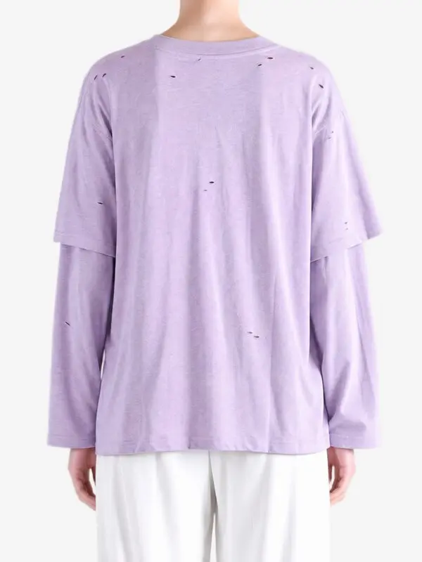 Acne Studios Logo Printed T-shirt - Pink