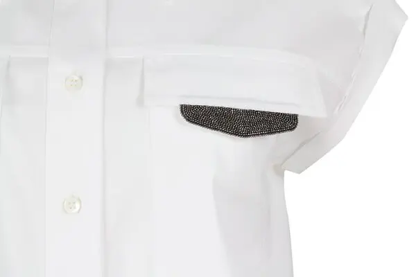 Brunello Cucinelli Short Sleeved Buttoned Shirt