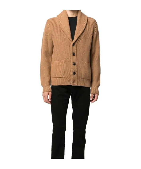 DRUMOHR Shawl Collar Buttoned Cardigan